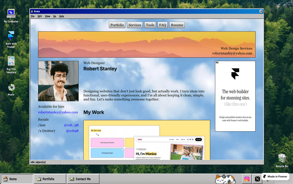 Framer Blog: 15 classic 90s websites + modern sites keeping the ...