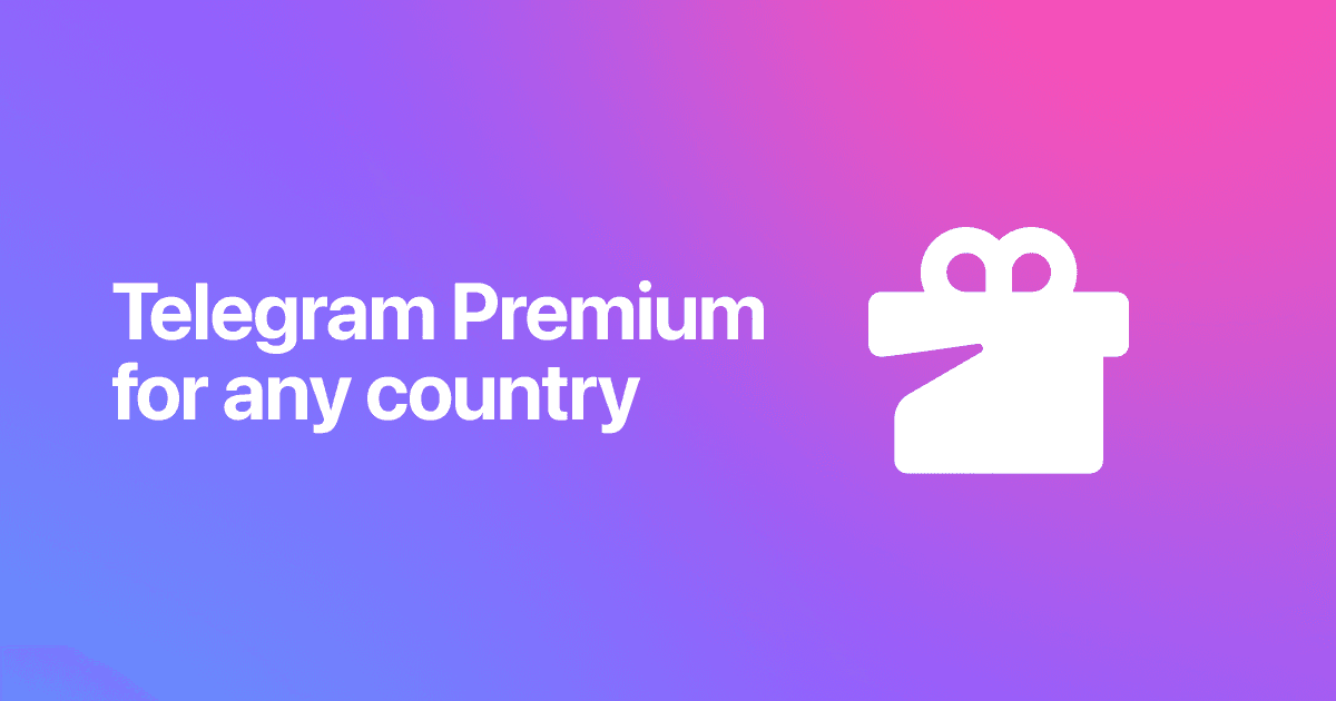 Unlock Telegram Premium in any country