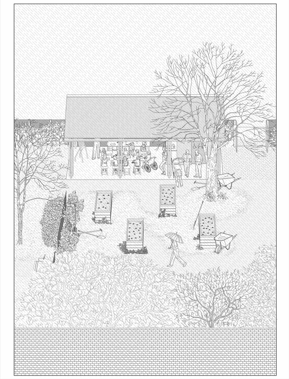 Stoneford Cottage Garden - Cooke Fawcett Architects