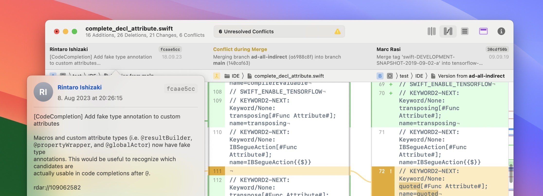 Git Diff and Merge Tool and Text Comparison | Kaleidoscope