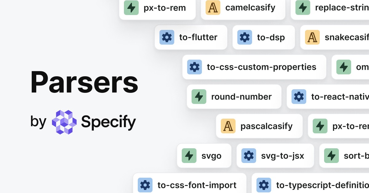 Parsers | Specify