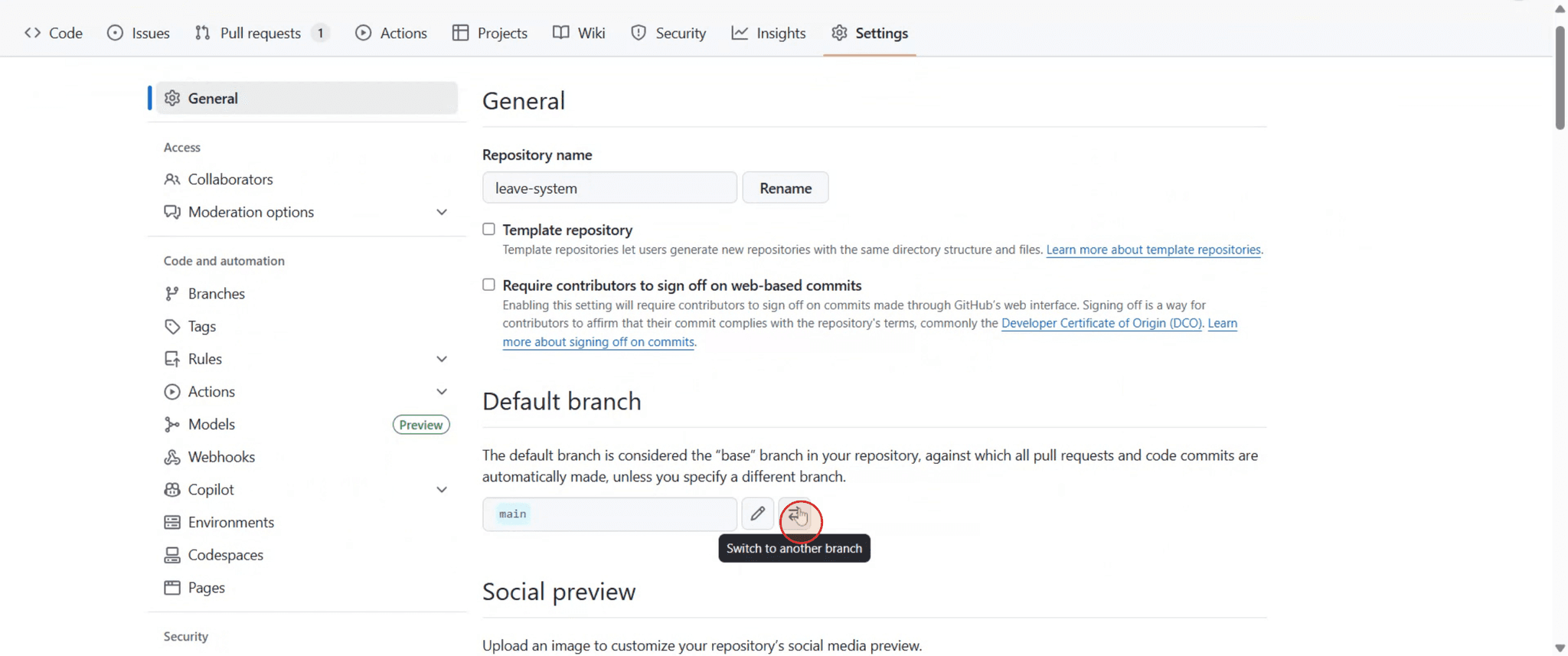 How to Change Default Branch in Github - 1 minute video guide