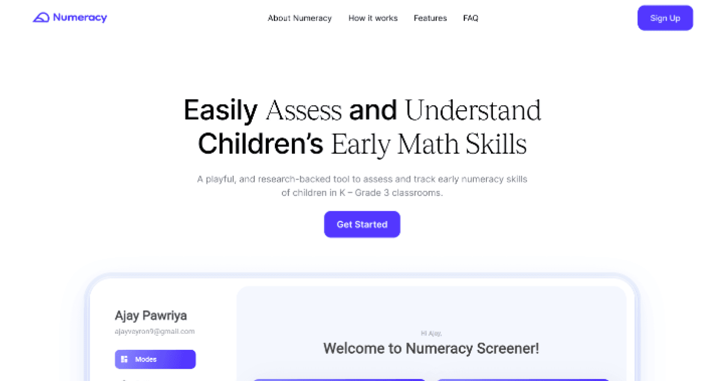 Numeracy Screener | Home | Numerical Cognition Laboratory