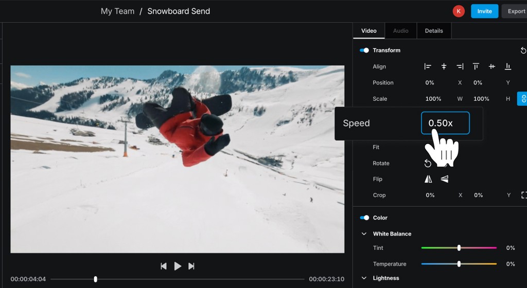 Free online slow motion video editor | elevate.io