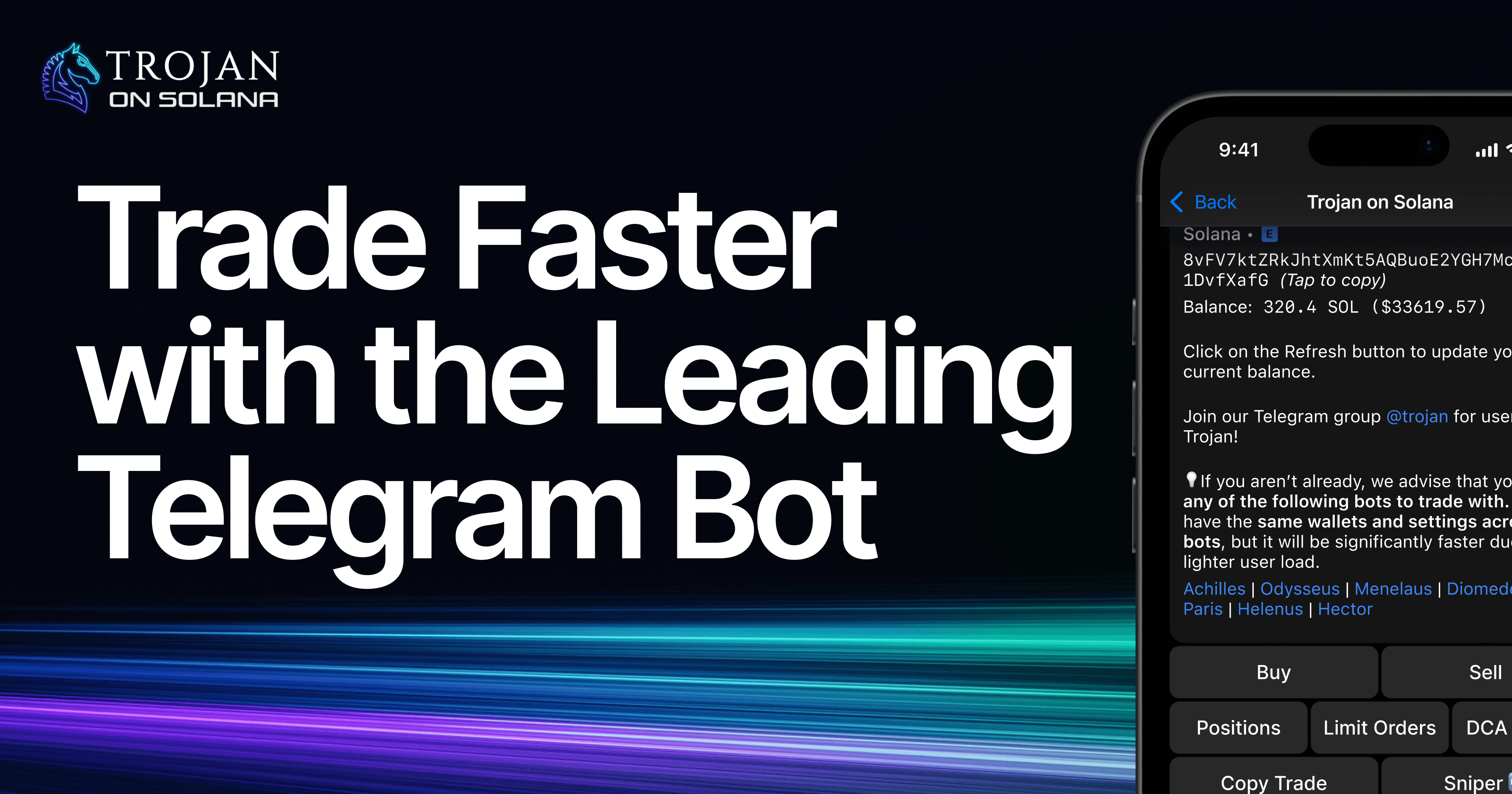 The Leading Telegram Trading Bot for Solana | Trojan On Solana