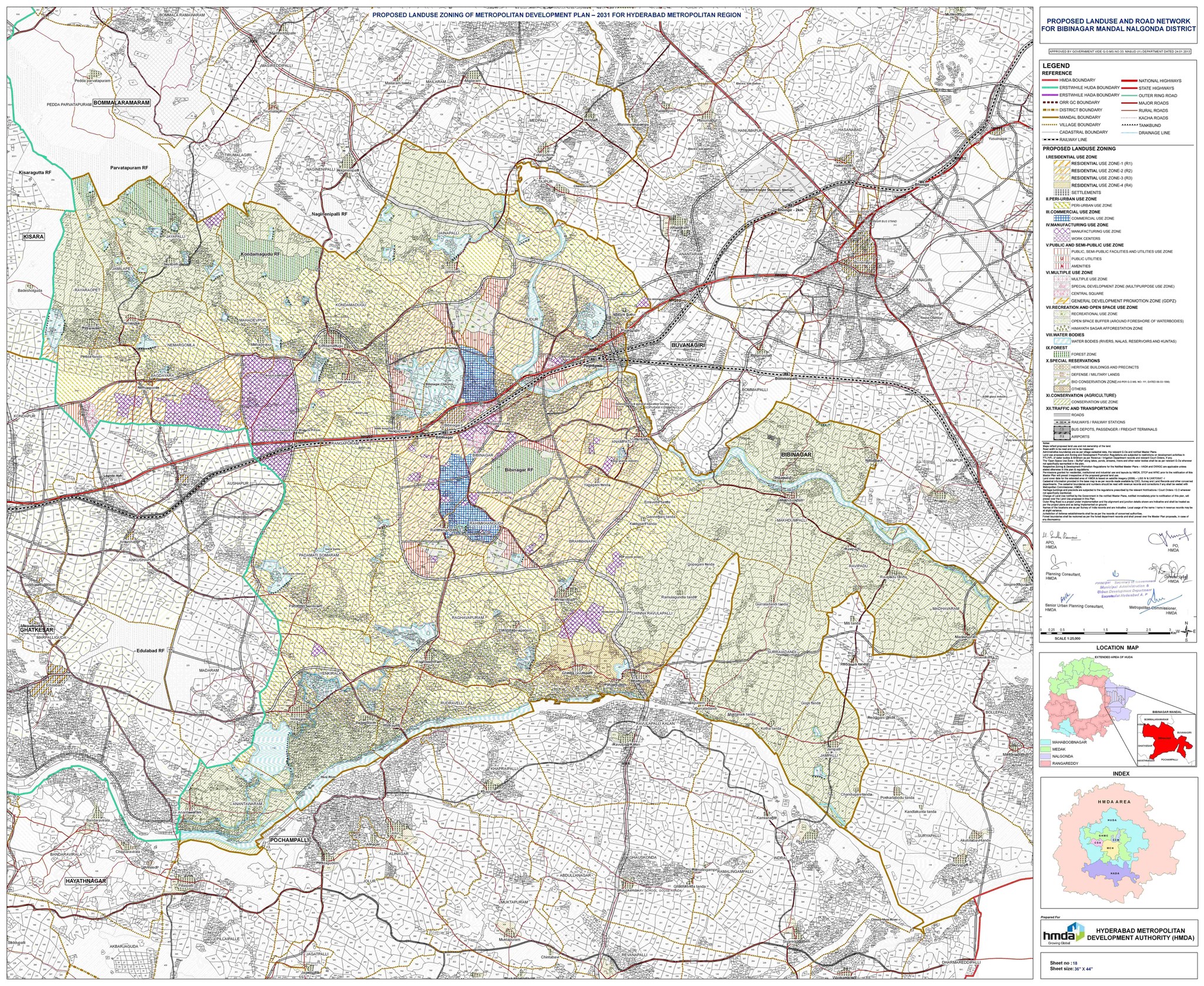 VMRDA 2041 & HMDA 2031 Master Plans | RRR Alignment Map - Charan Group