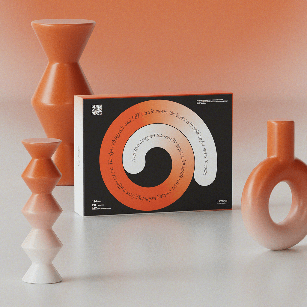 KNOB / k•no•b•sans / low-profile keyset