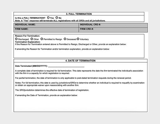 FINRA Form U5: Filing Requirements and Tips