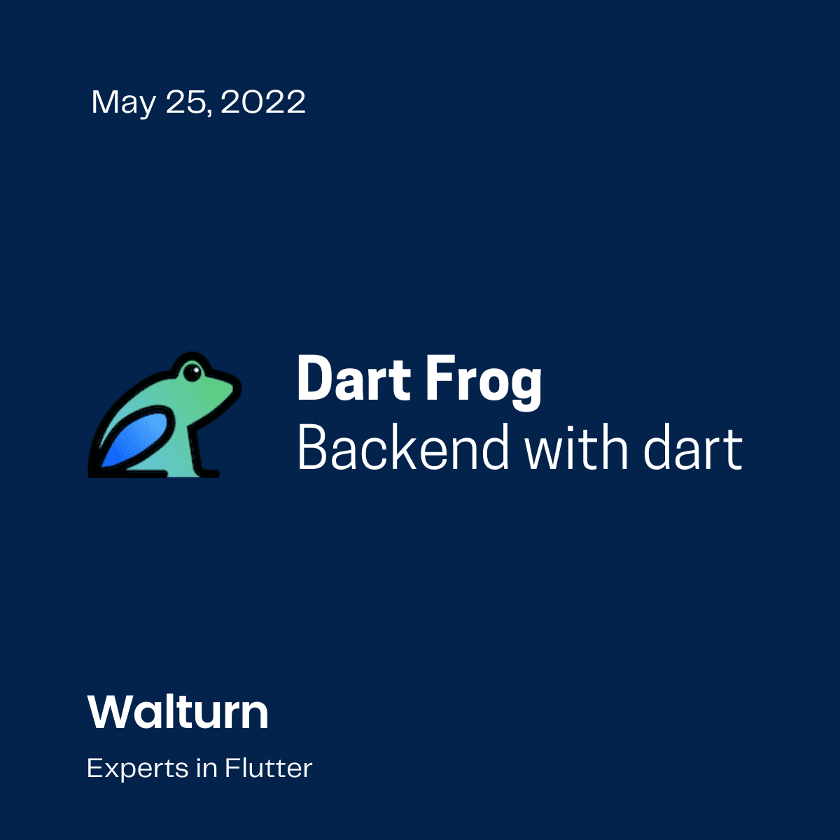 Dart Frog - Backend with Dart - Walturn Insight