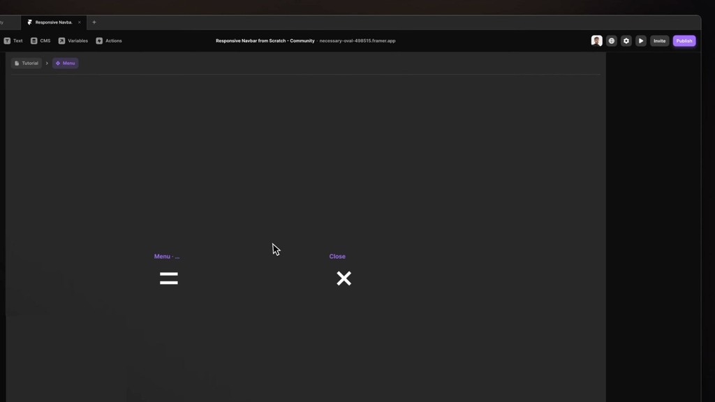 How to Create a Responsive Navigation in Framer — Framer University Blog