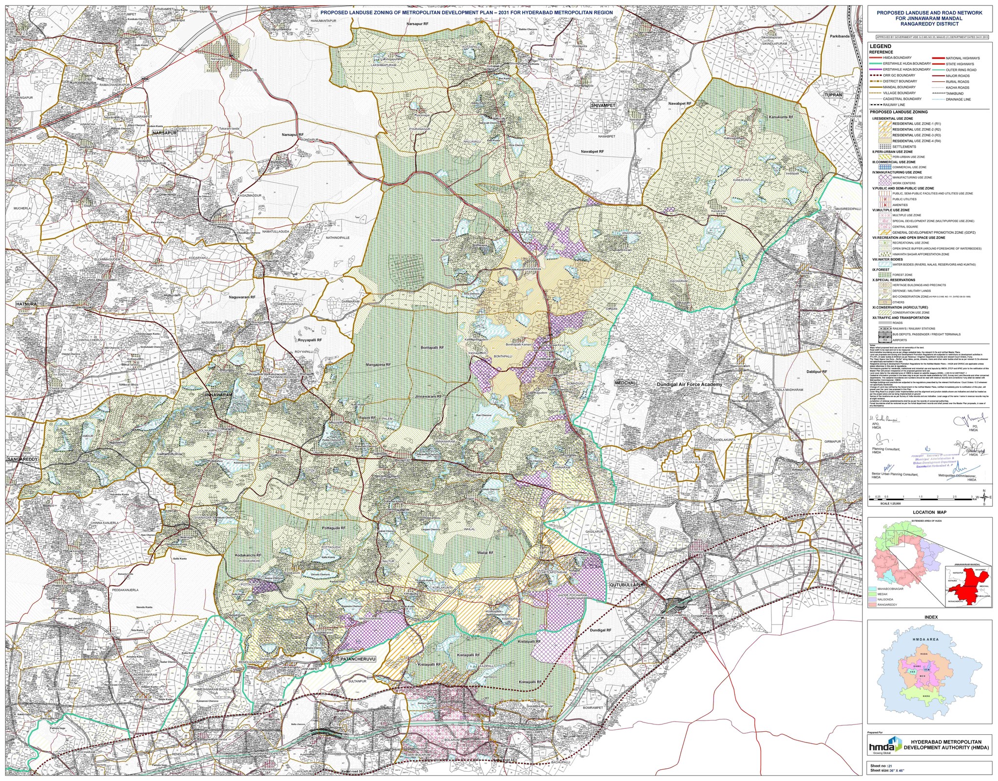VMRDA 2041 & HMDA 2031 Master Plans | RRR Alignment Map - Charan Group