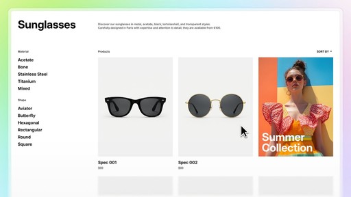 How to create a custom Shopify collection page template | Instant