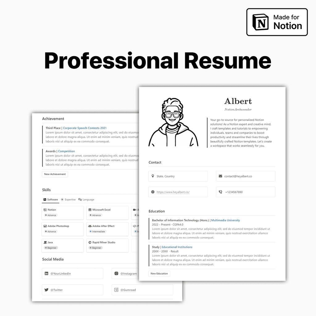 Creating a Portfolio Website Using Notion