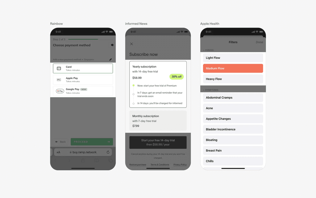 Tile UI Design: Best practices, Design variants & Examples | Mobbin ...