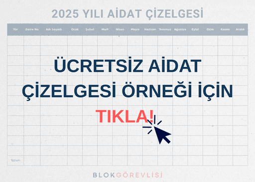 Ücretsiz Apartman Aidat Çizelgesi Oluşturucu