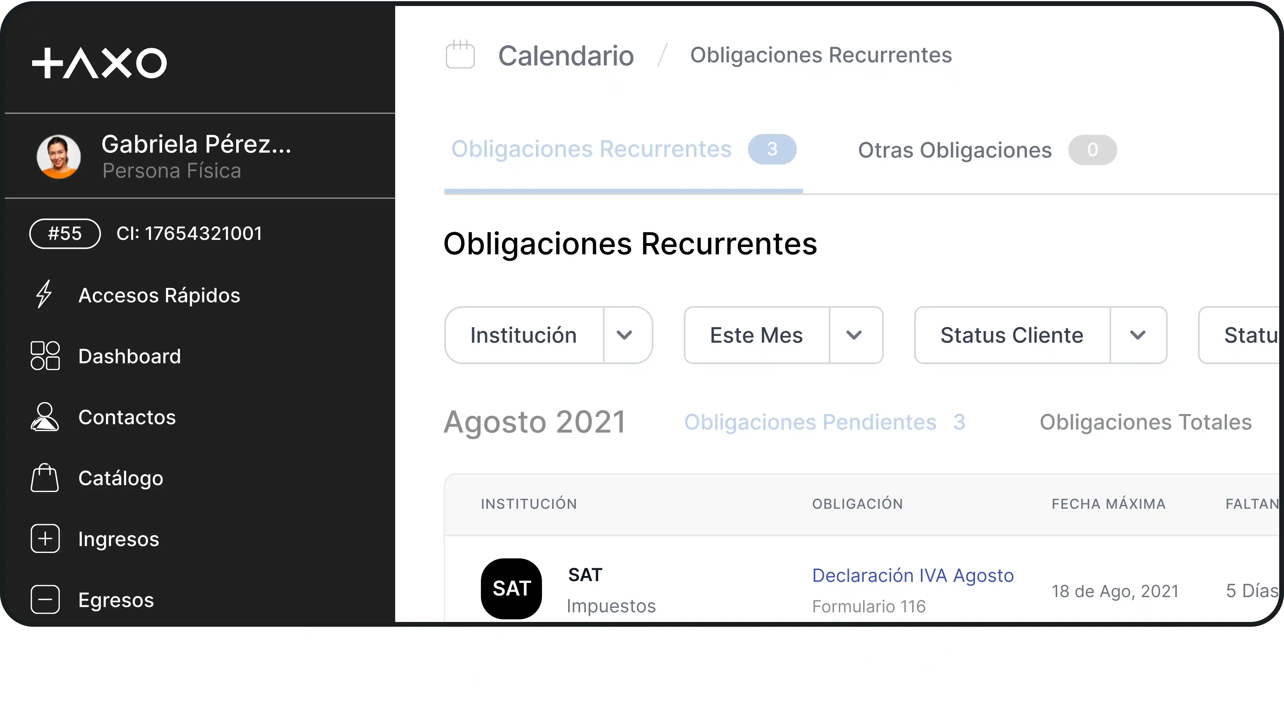 Software Fiscal para Declaración de Impuestos SAT | TAXO