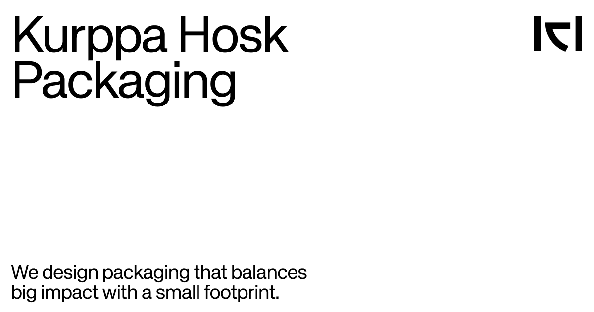 Kurppa Hosk Packaging