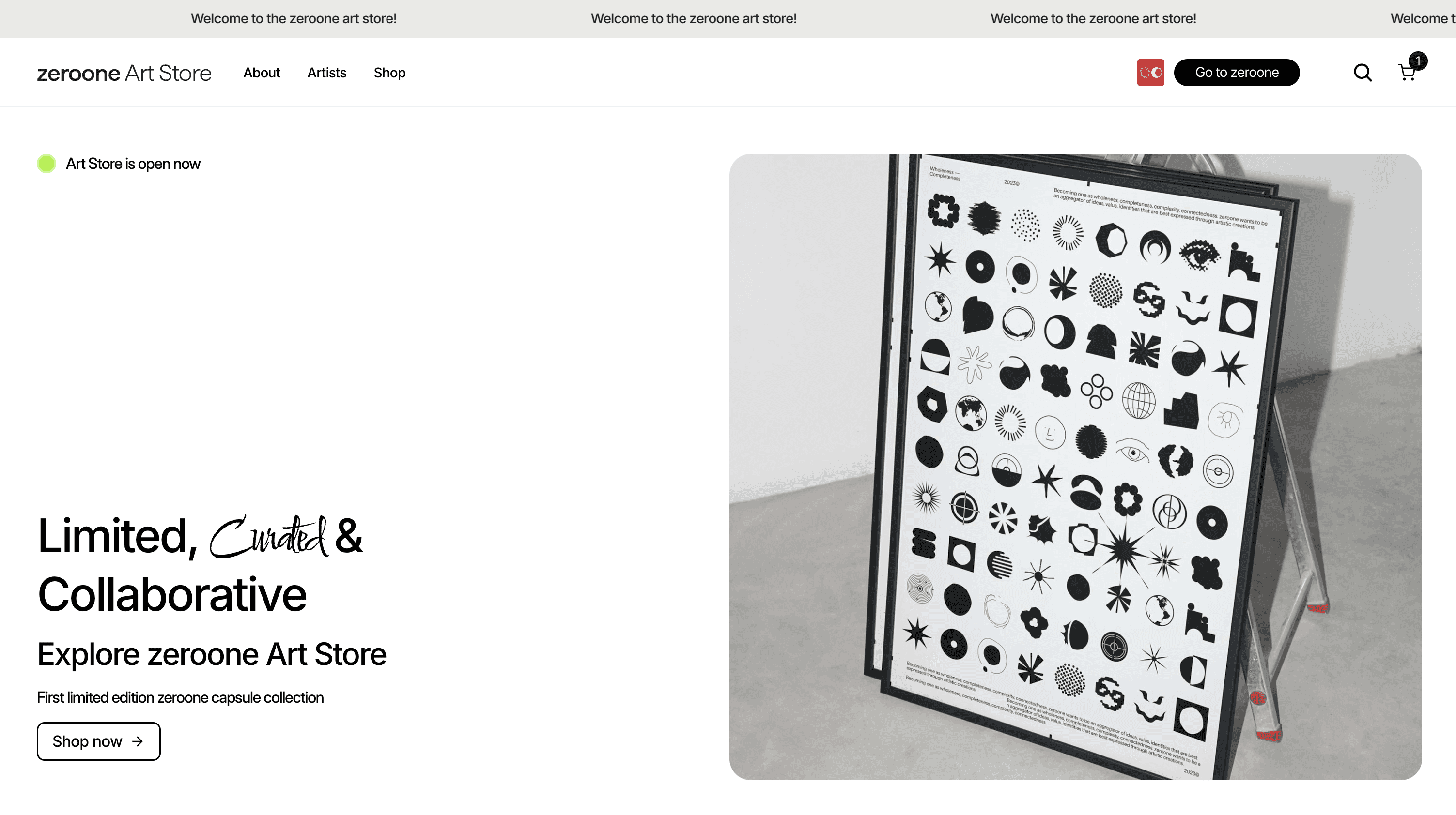 zeroone art store