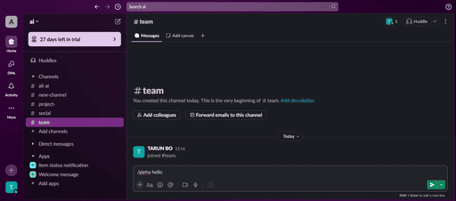 How to Send GIFs in Slack – Fun & Easy Guide - 1 minute video guide