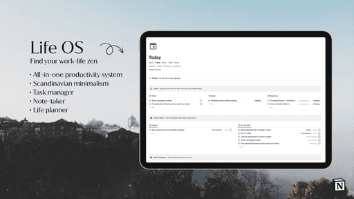 20 Best Notion Life OS Templates for 2025 (Paid & Free)