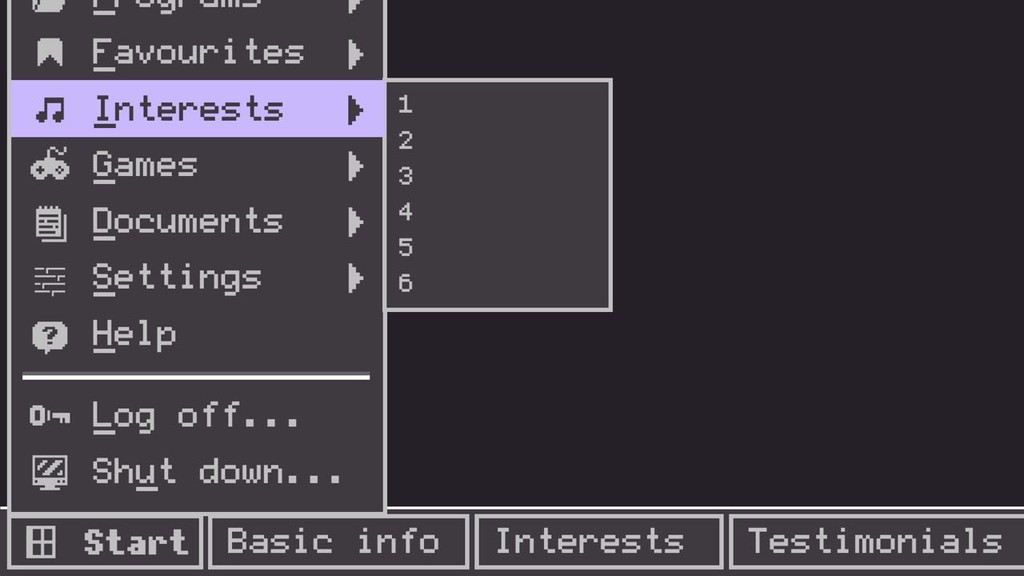 Retro Windows Template - D Story