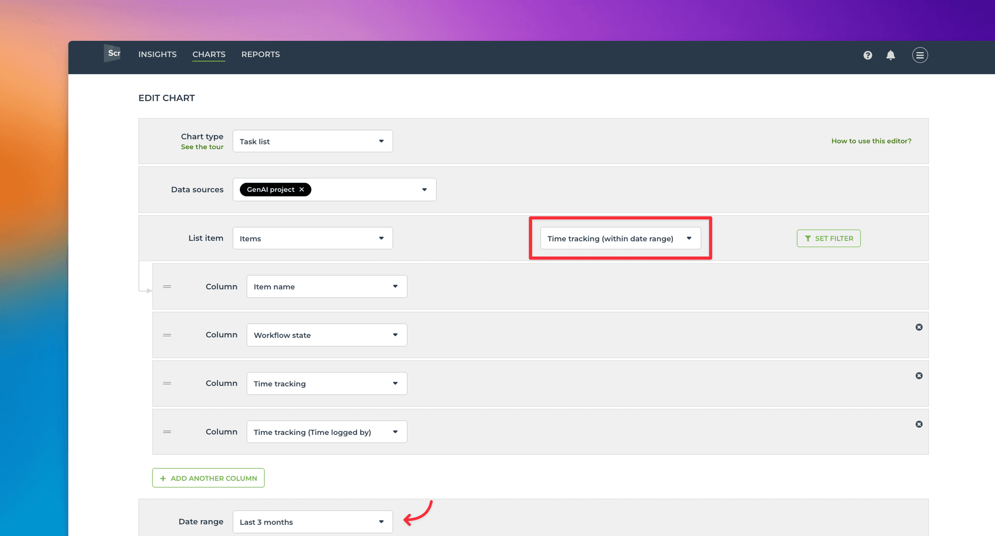 Create charts using Jira custom fields - Screenful Guide
