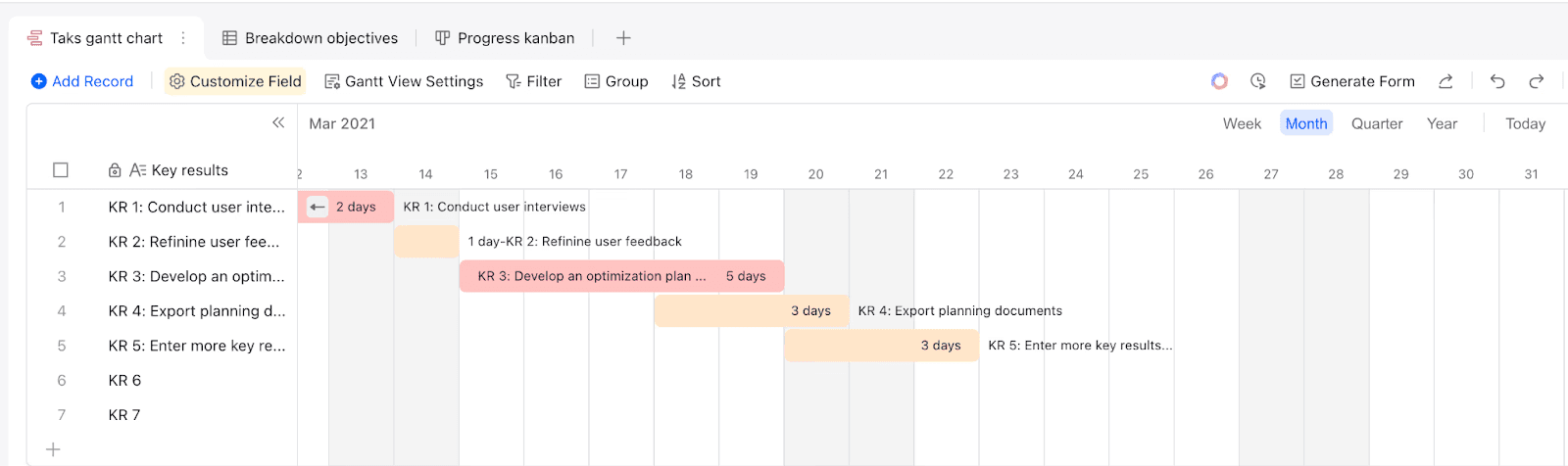 13 free must-have Gantt chart templates | Lark