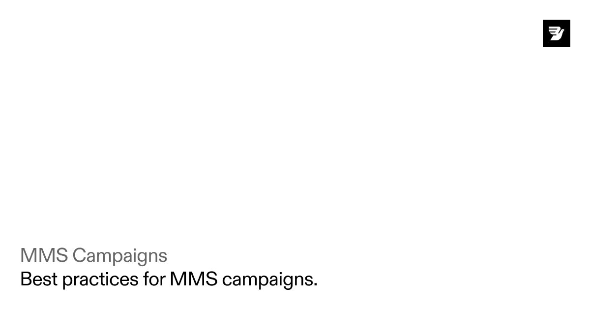 Best practices for MMS campaigns · Knowledge Base · Bird — Bird