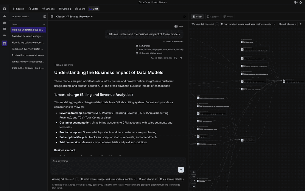 Datascale - Visualize your SQL dependencies