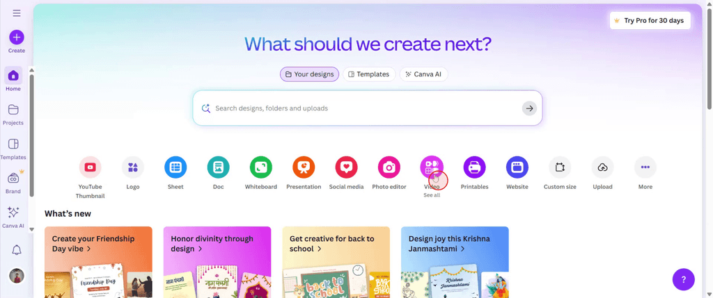 How to Use Canva AI Video Generator - 1 minute video guide