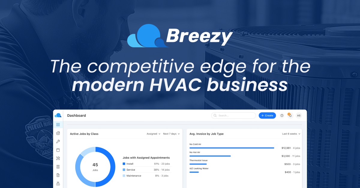 Breezy | HVAC Management Software for Modern Companies