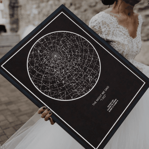 Wedding Gifts - The Night Sky - Custom Star Maps