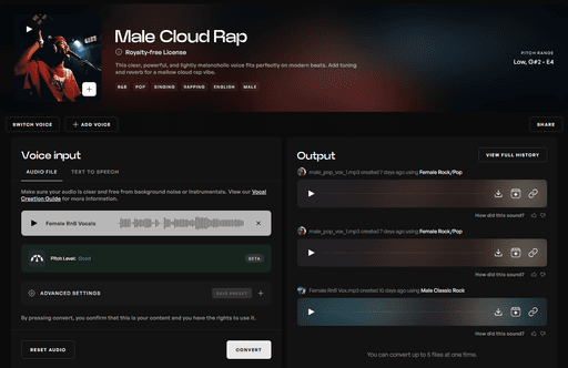 The Best Rap Generator to unleash your inner MC - Kits.AI