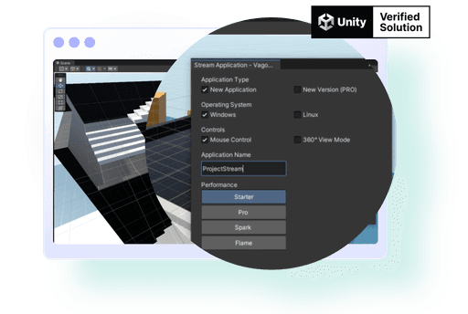 Real-Time Unity Render Streaming - Vagon Streams