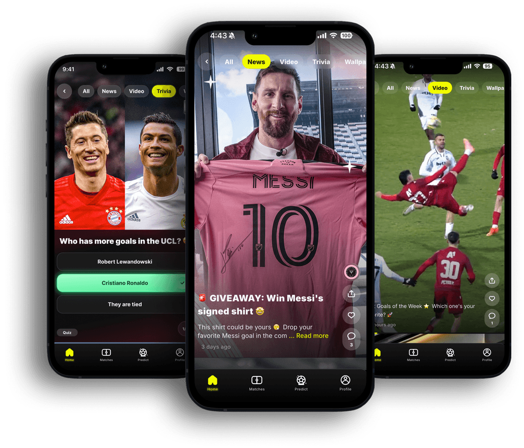 433 Football - App