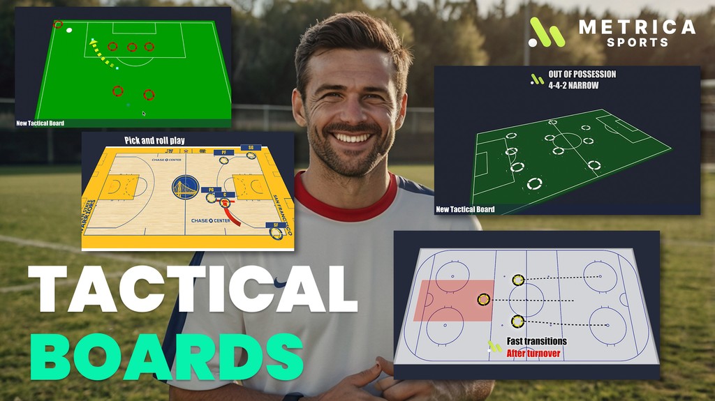 Introducing Tactical Boards in Metrica Nexus - Metrica Sports