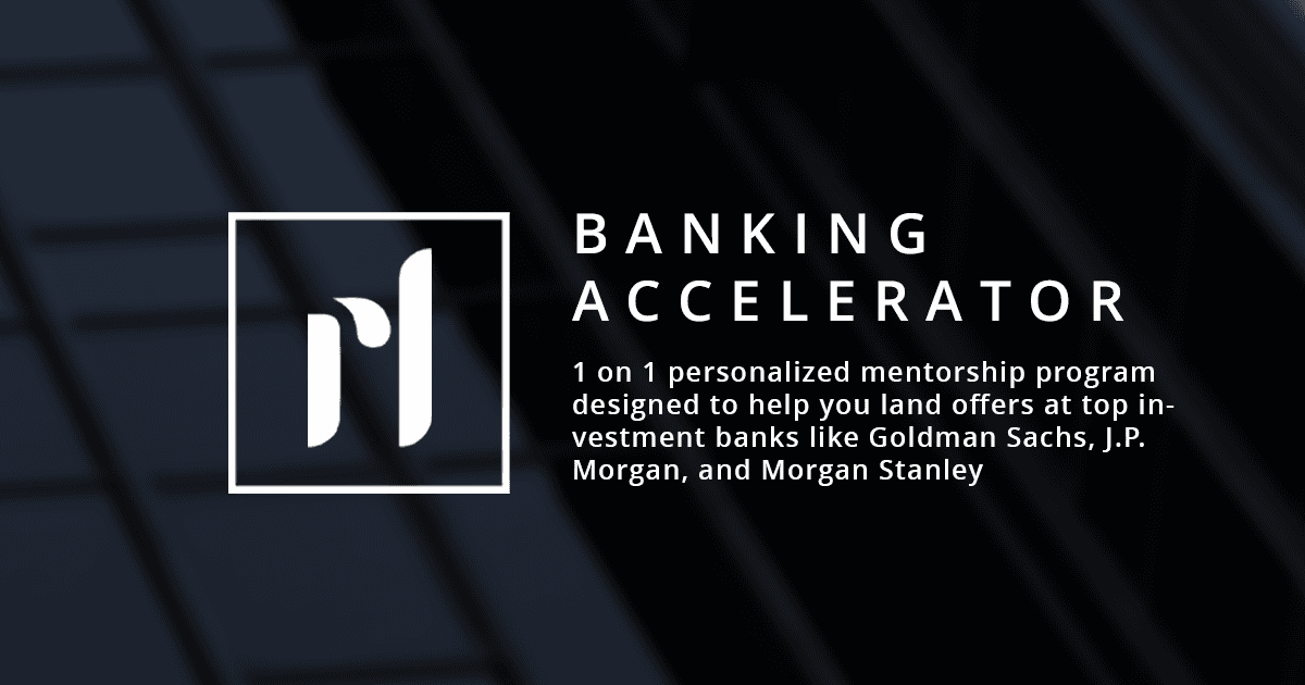 Banking Accelerator | Secure a $150K+/Year Investment Banking Job in 180 Days