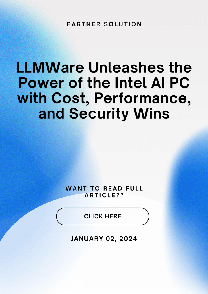 LLMWare - AI for Complex Enterprises
