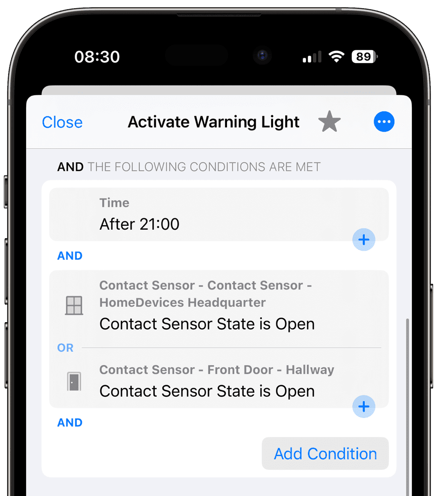 Controller for HomeKit