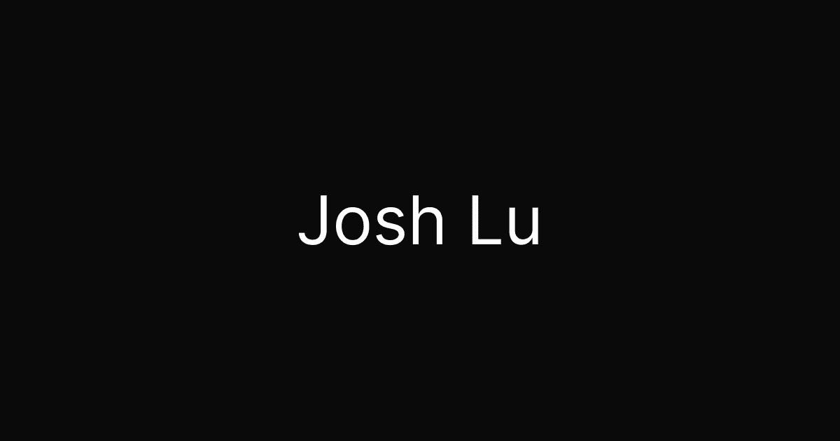 Josh Lu