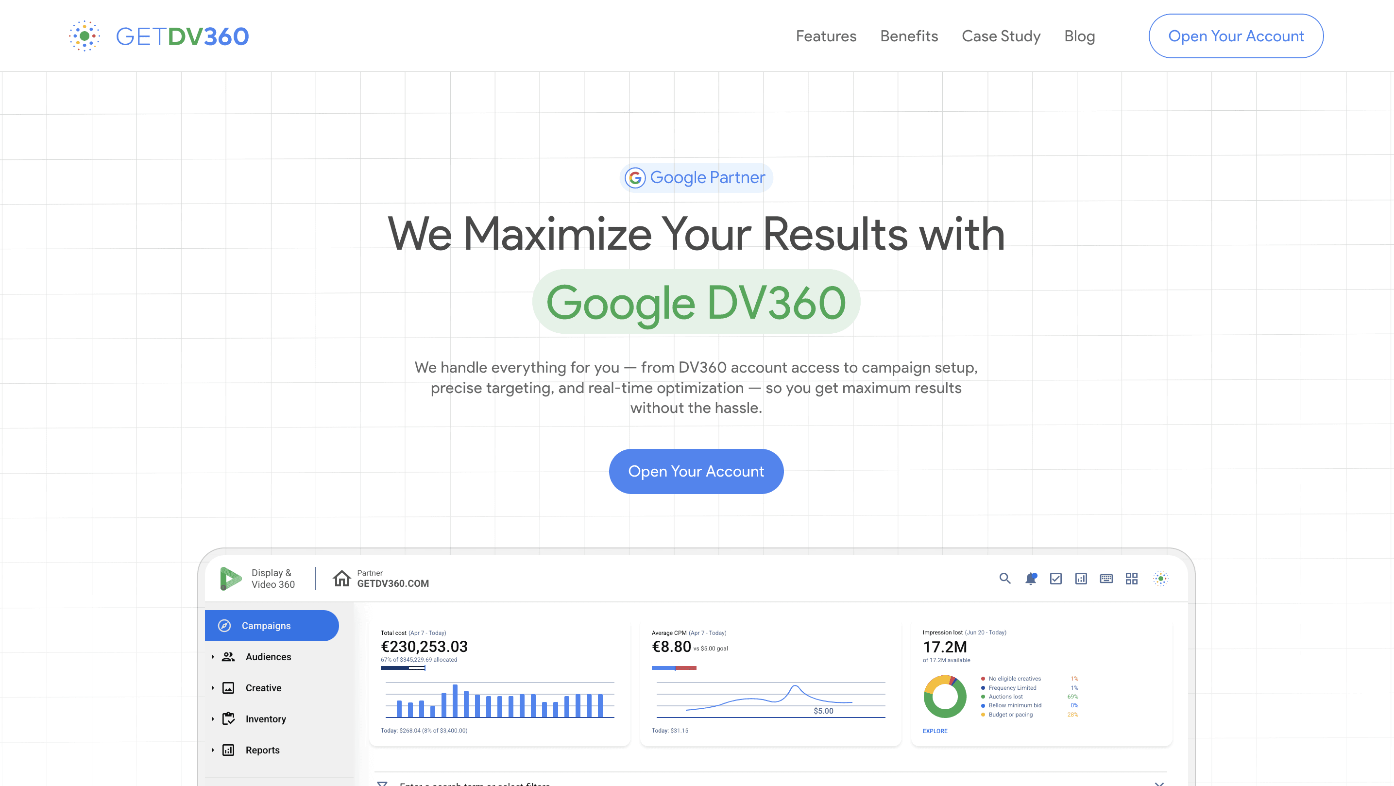 DV360 - Managed Programmatic Ad Campaigns