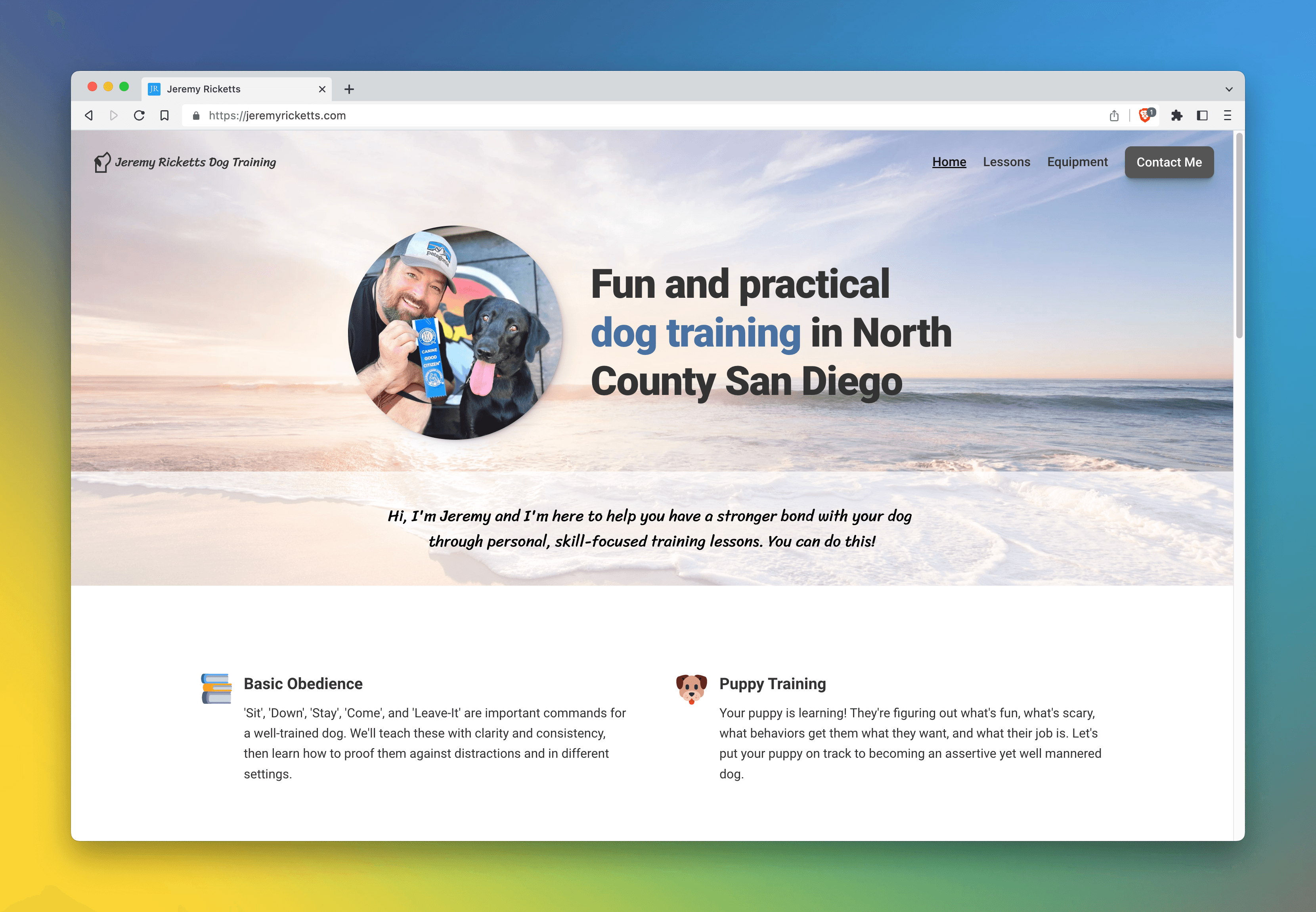 Jeremy Ricketts Dog Training