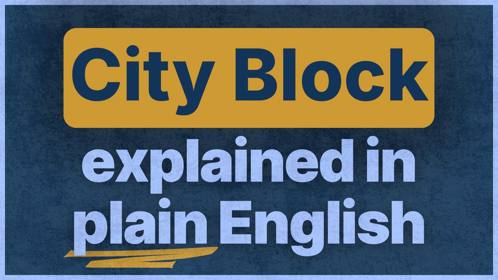 City Blocks: The Building Blocks of Urban Real Estate