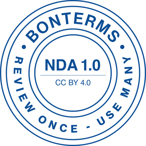 Bonterms | Mutual NDA Cover Page Version