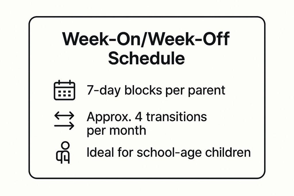 15 Sample 50 50 Custody Schedules to Consider in 2025 - Kidtime ...