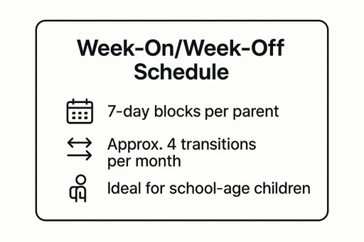 15 Sample 50 50 Custody Schedules to Consider in 2025 - Kidtime ...