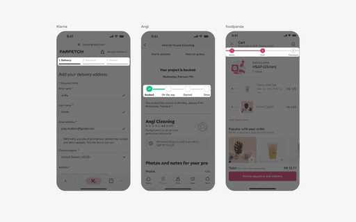 Progress Indicator UI Design: Best practices, Design variants ...