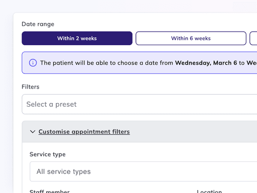 Anima | The integrated care platform | Appointments