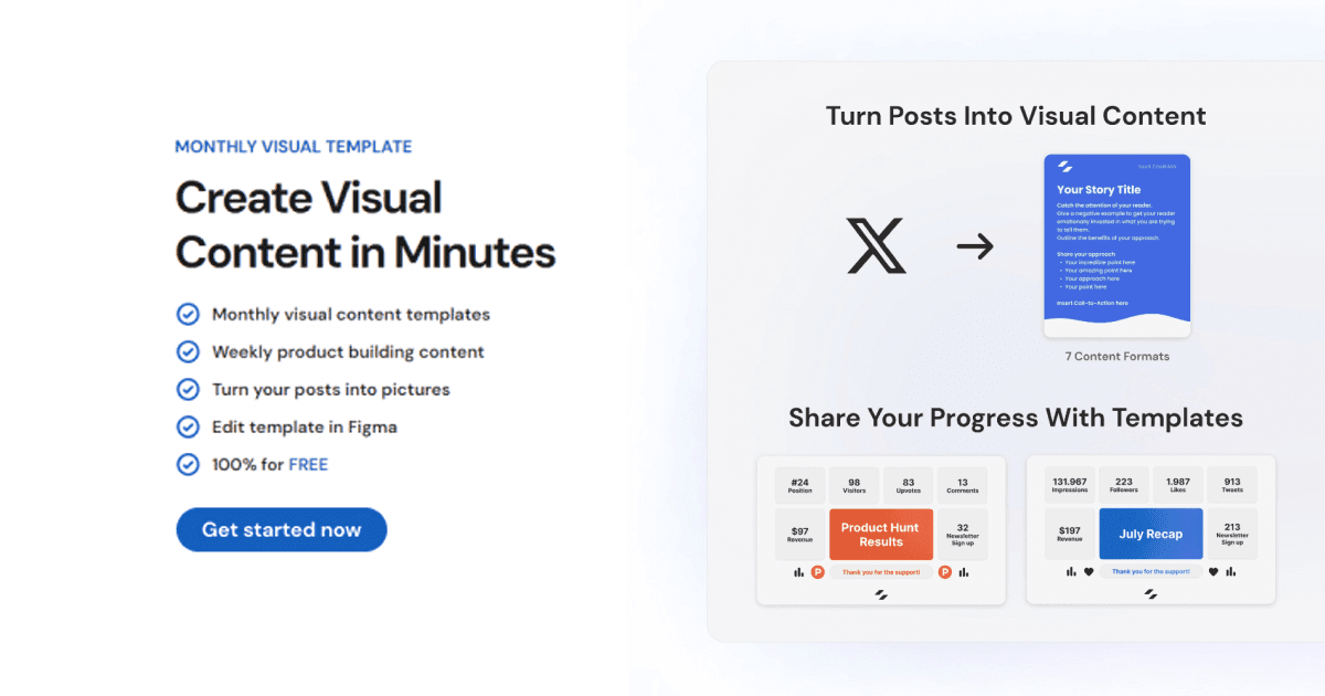Monthly Visual Template