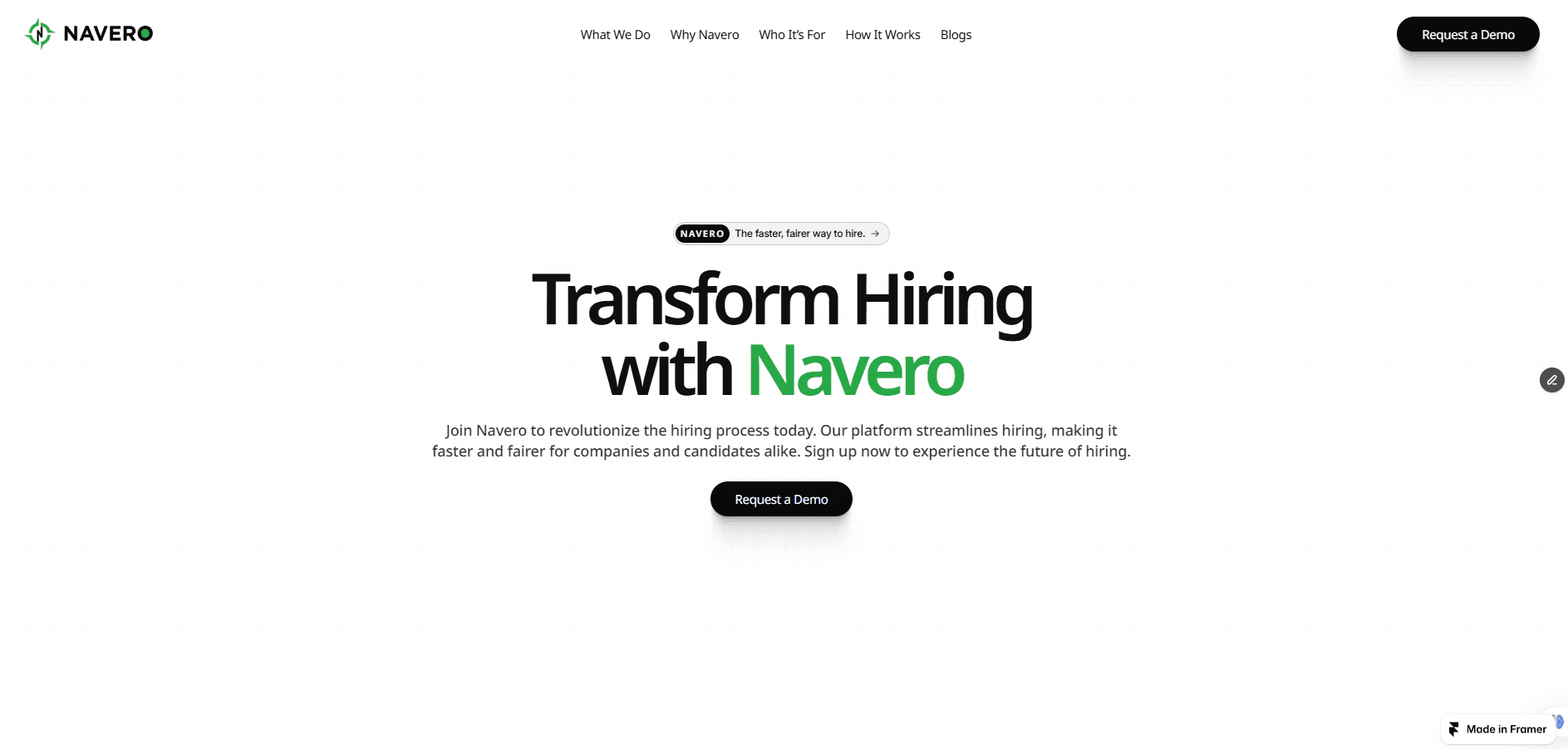 Navero — Hire Fast & Fair Platform for Modern Teams
